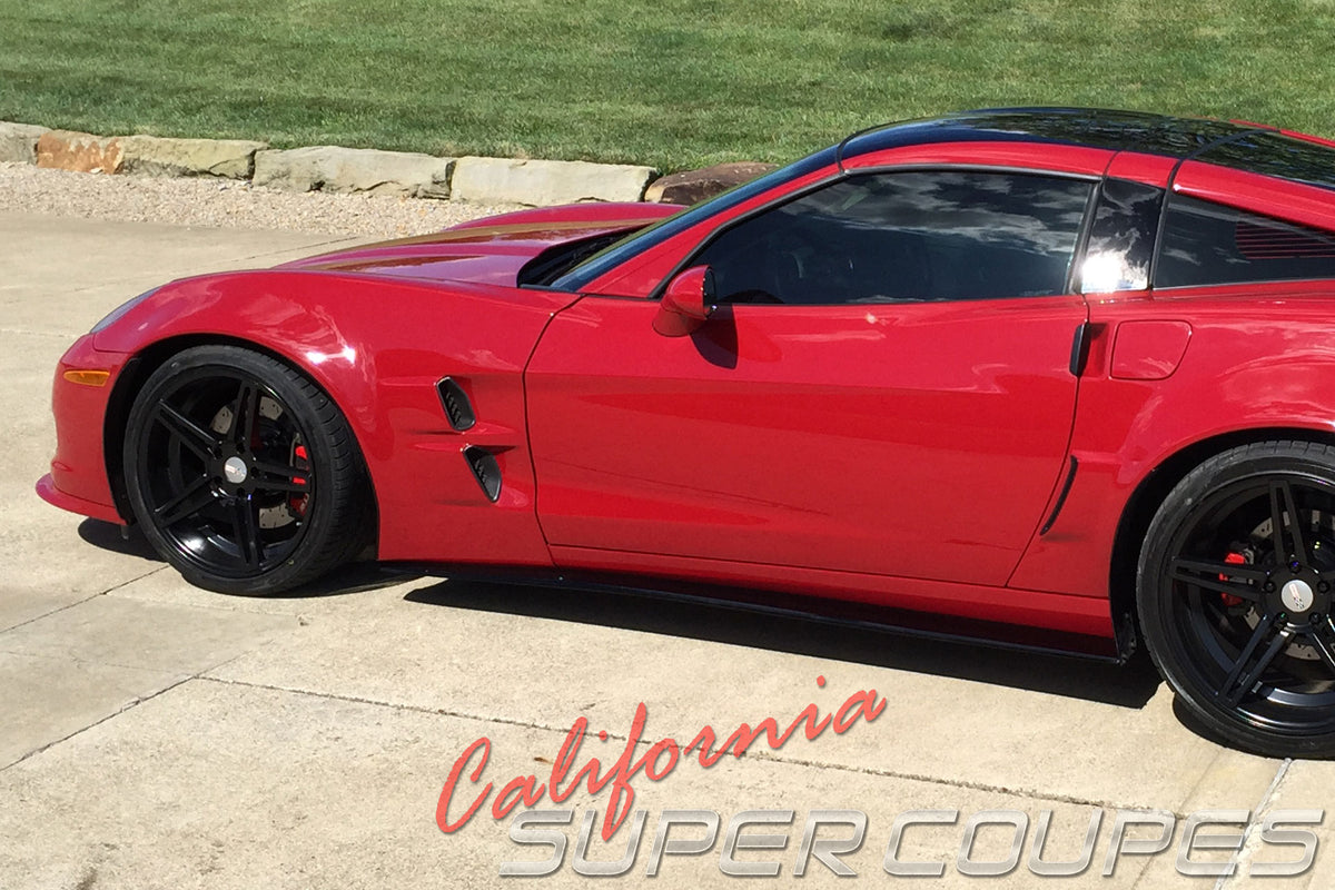 Front Fenders ZLR Super Wide ZR1 Style w/ Liners for Chevrolet Corvett ...