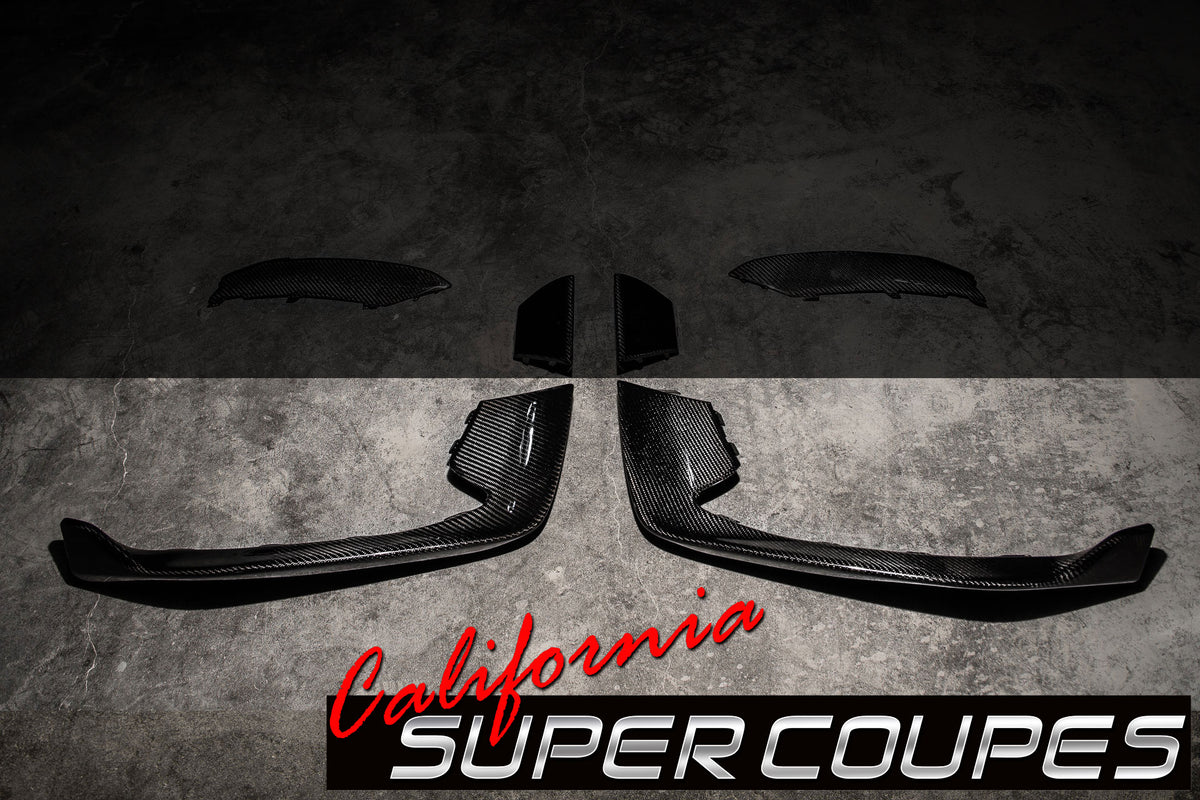 GT350 Front bumper panels Carbon Fiber Ford Mustang 2015-2018 ...