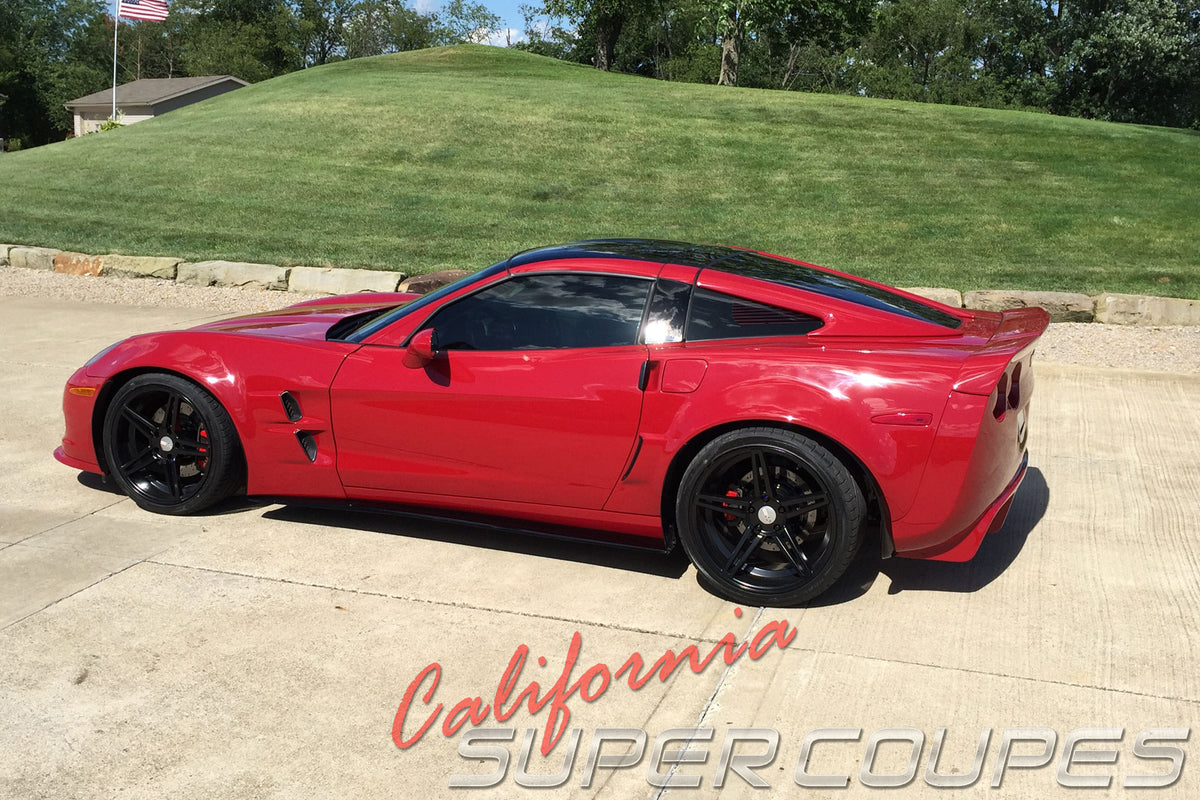 Rear Quarters ZLR Super Wide ZR1 Style for Chevrolet Corvette C6 Coupe ...